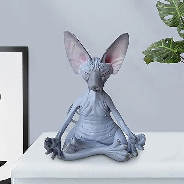 Zen Yoga Cat Figurine - Perfect Gift for Cat Lovers and Yogis! – Nestilia
