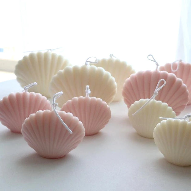 Create Beautiful Shell-Shaped Candles with our Silicone Mold - Perfect ...